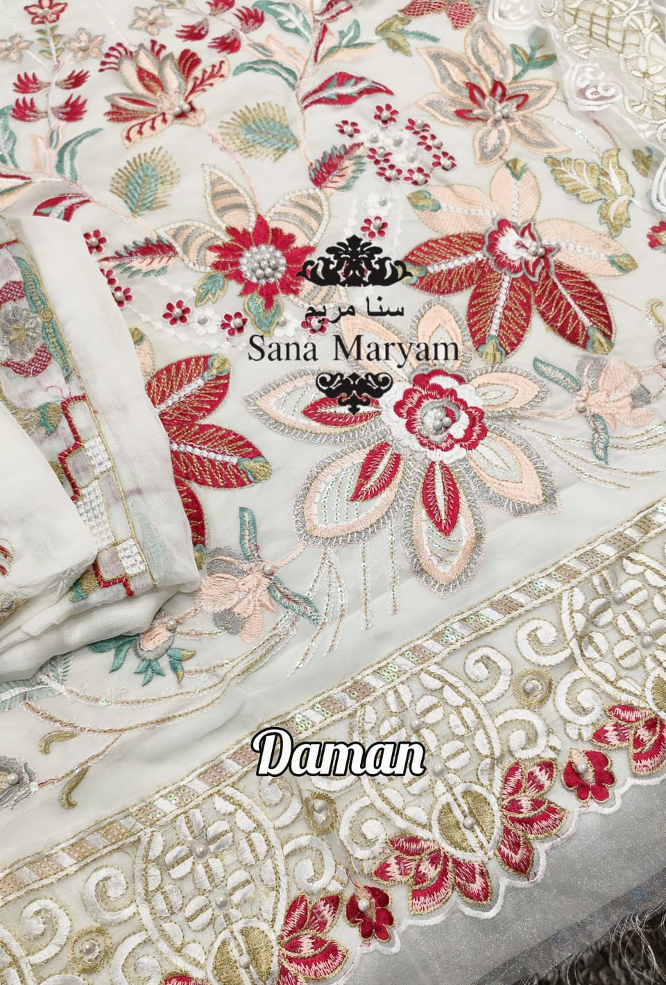 SANA MARYAM SM 122 RAMSHA PAKISTANI SUITS IN INDIA