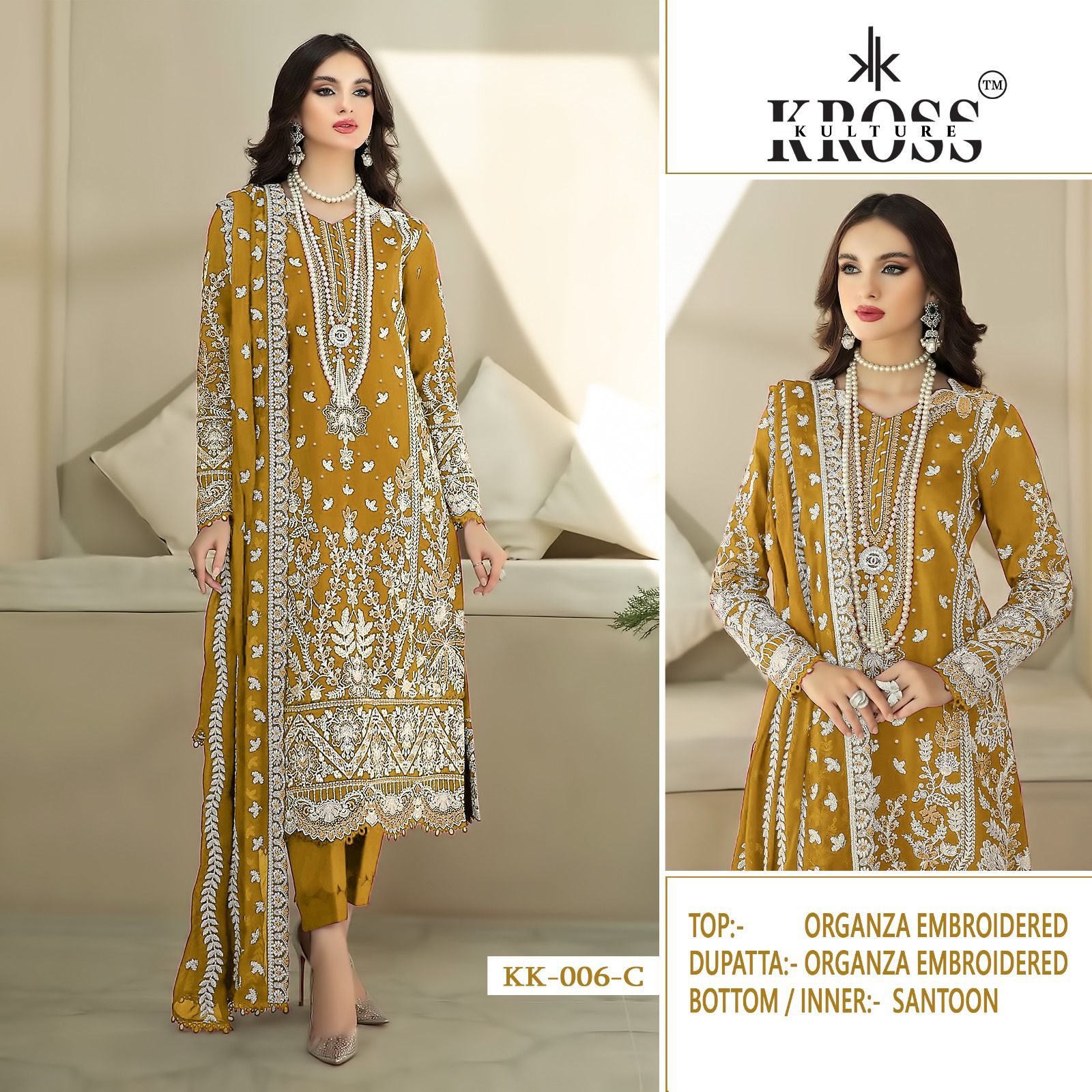 KROSS KULTURE KK 006 C PAKISTANI SUITS IN INDIA